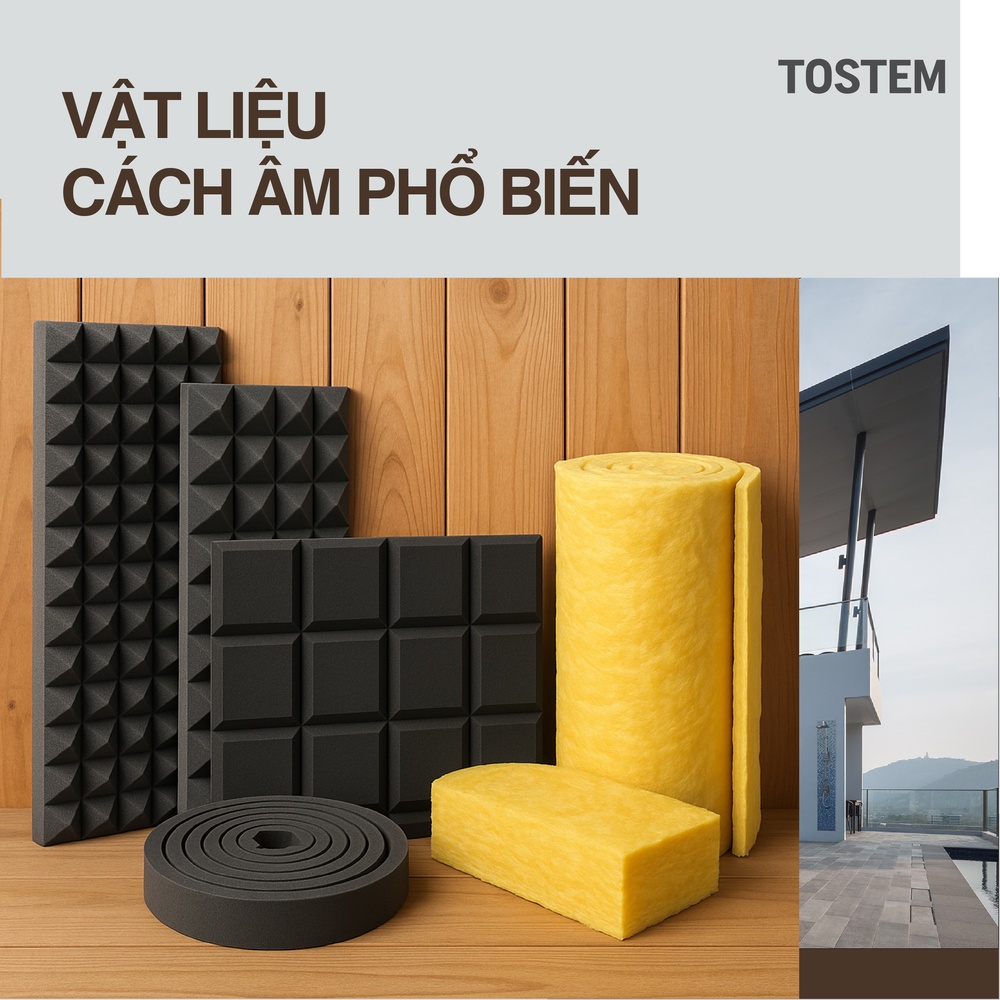 Top 7 vật liệu cách âm phổ biến, ưu điểm và gợi ý từ TOSTEM - TOSTEM VIỆT NAM